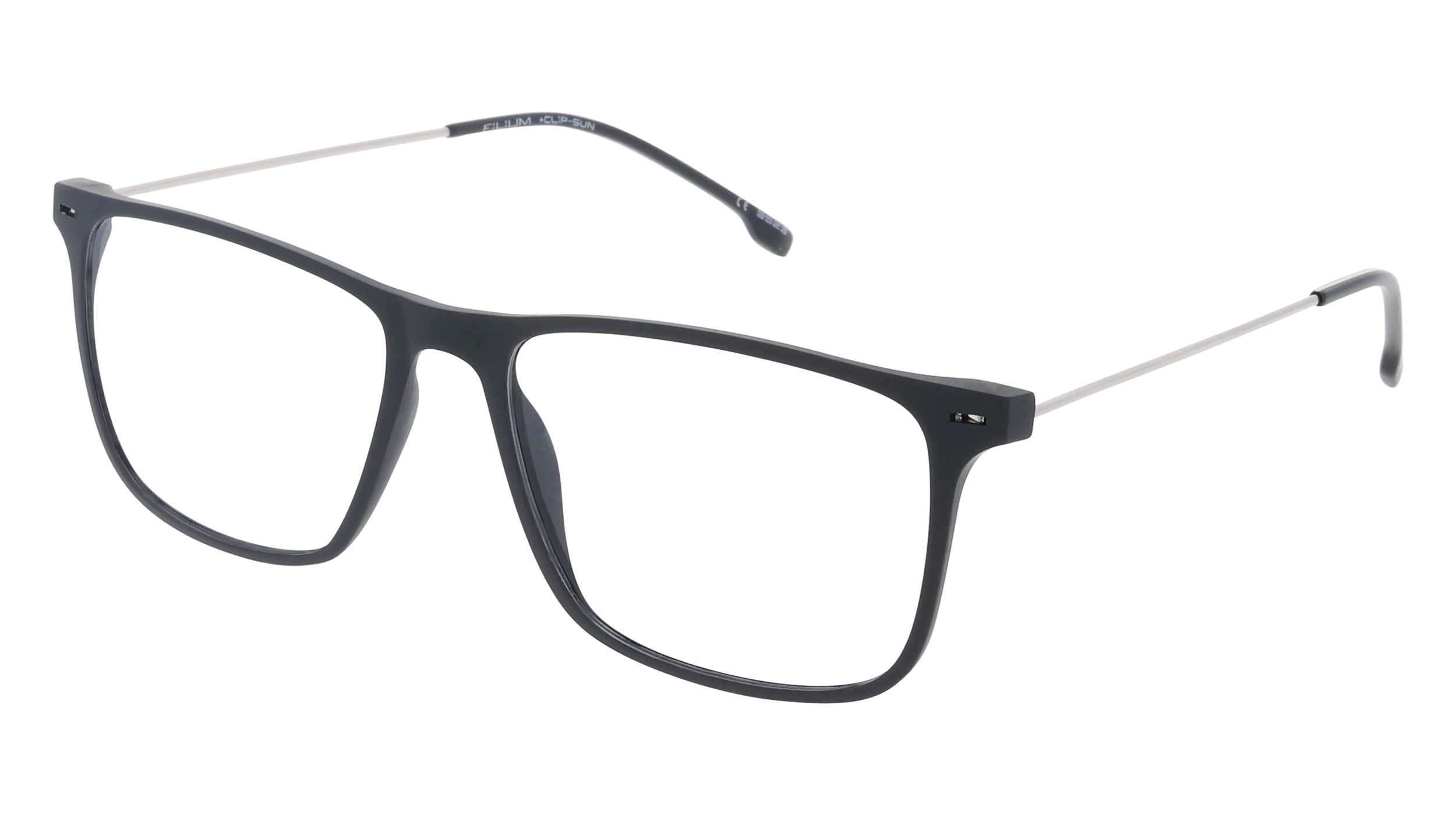Eyeglasses FILIUM FI 2408 NOIR 55/16 Man Noir square frames Full Frame ...
