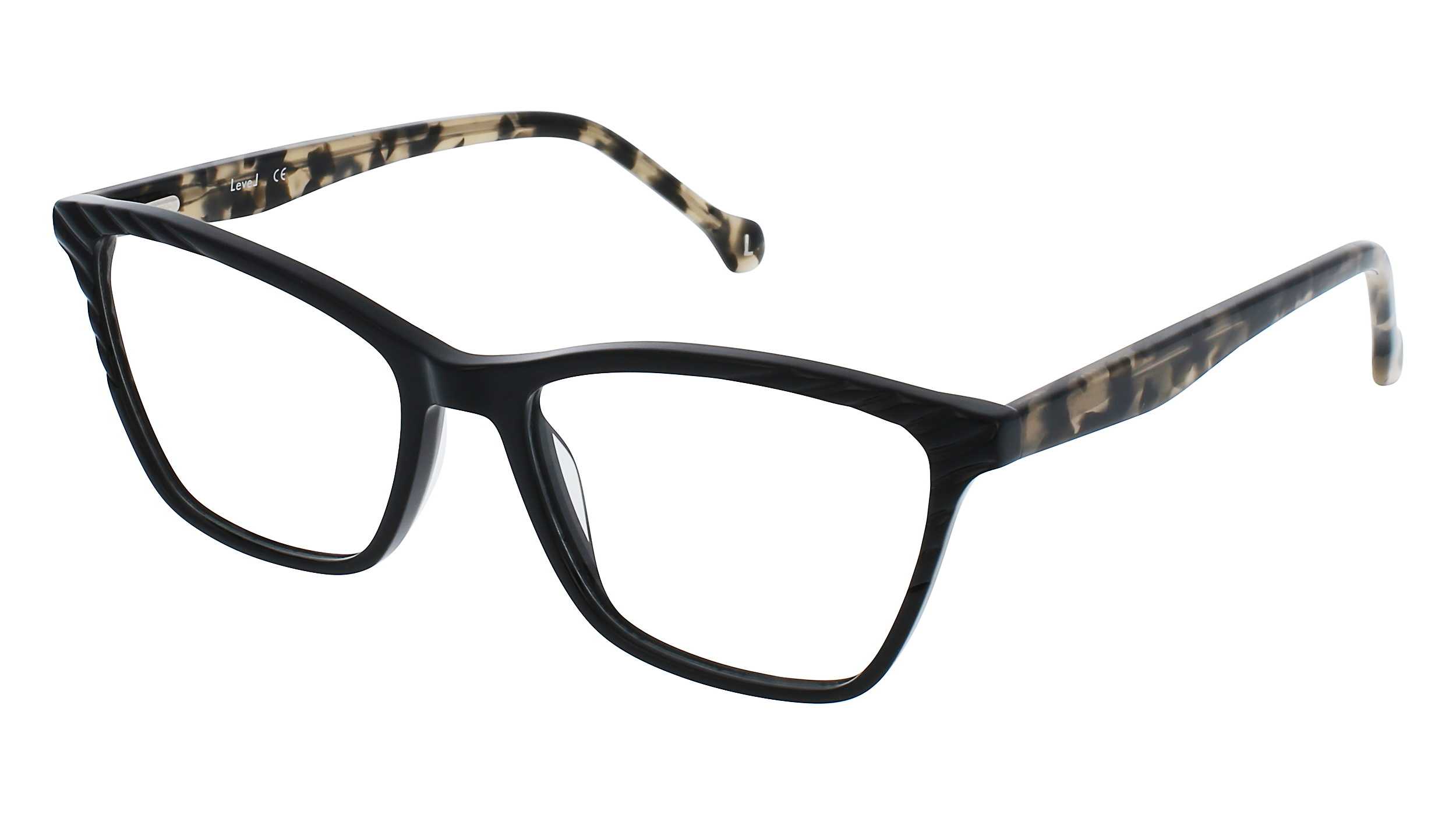 Eyeglasses LEVEL LE 2394 NOIR 54/17 Woman Rouge butterfly Full Frame ...