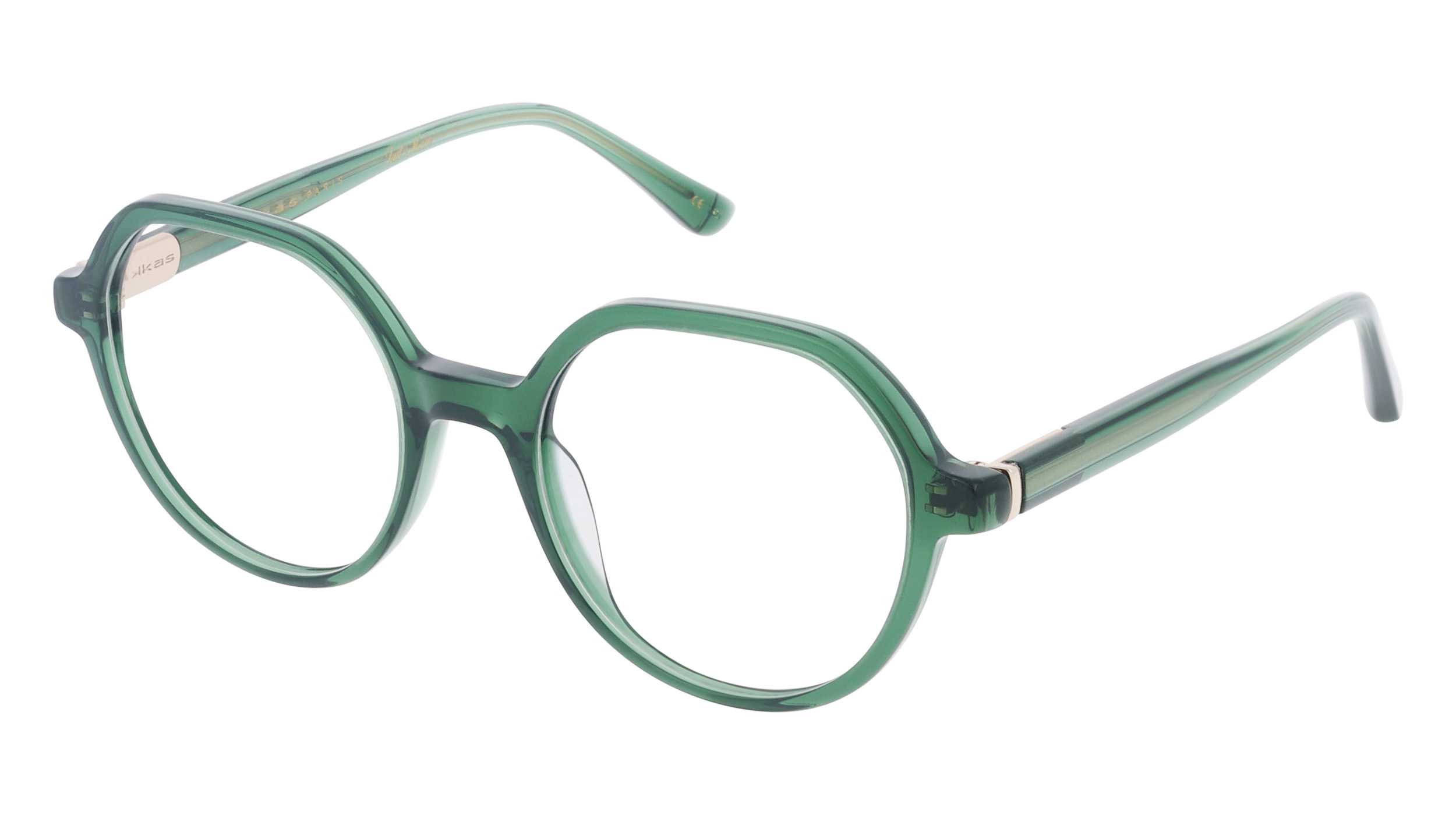 Lunettes de vue LUKKAS LU 2412 DOVE 50/19 Femme Vert transparent ...