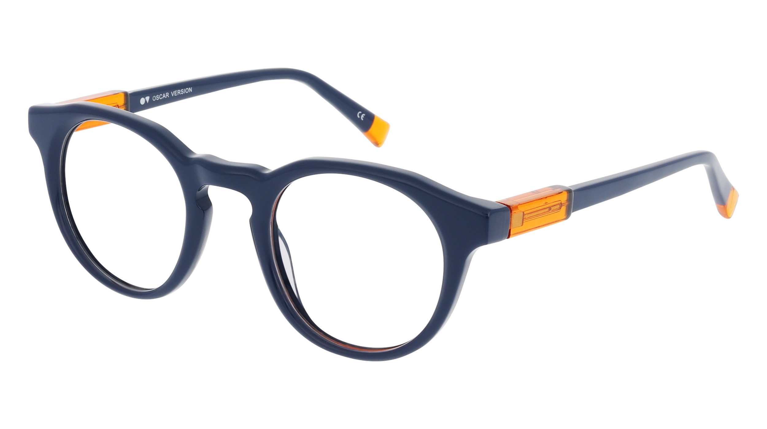 Eyeglasses OSCAR VERSION OV 2513 BLOR 48/24 Man Bleu / Orange Round ...
