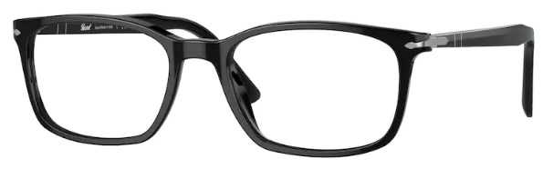 Lunettes de vue PERSOL PO 3189V 95 53/18 Homme Noir Carrée Cerclée ...