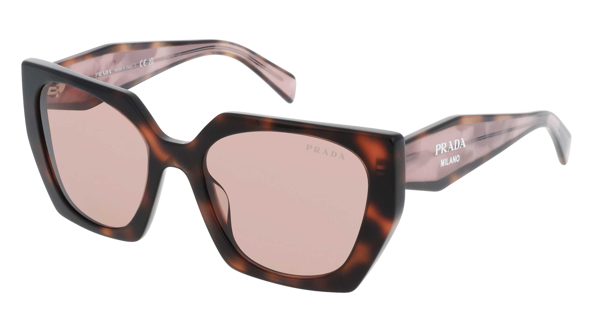 Lunettes de soleil PRADA PR 15WS 23A60B 54/19 Femme Ecaille violet ...