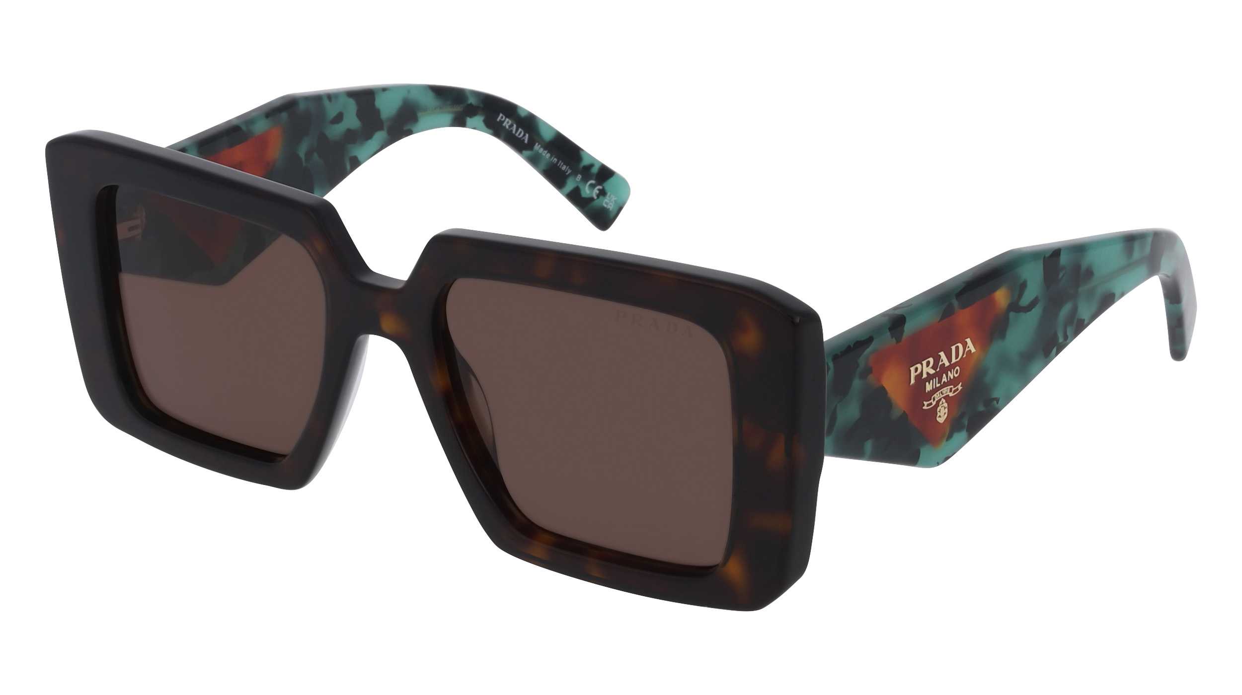 Lunettes de soleil PRADA PR 23YS 2AU06B 51/19 Femme Ecaille / Ecaille ...