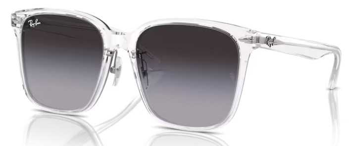 Lunettes de soleil RAY-BAN RB 2206D 64478G 57/18 Mixte Transparent ...