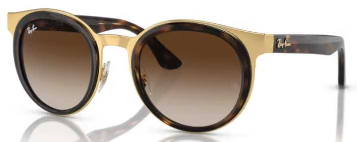 Sunglasses RAY-BAN RB 3710 001/13 Bonnie 50/24 Unisex Ecaille / Doré ...