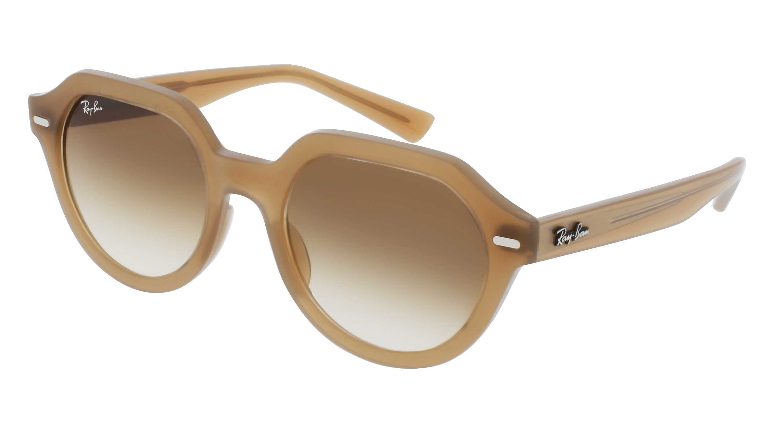 Lunettes de soleil RAY-BAN RB 4399 616651 Gina 53/21 Mixte Marron Clair ...