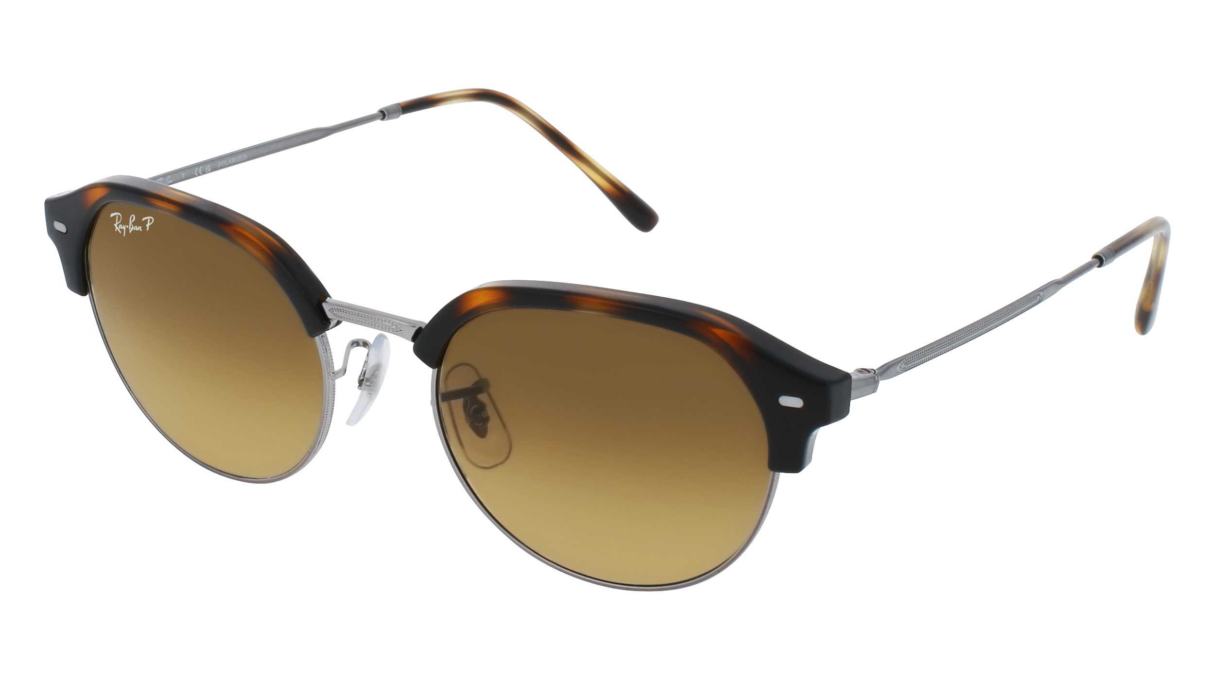 Sunglasses RAY-BAN RB 4429 710/M2 53/20 Unisex Ecaille / Gun Round Full ...