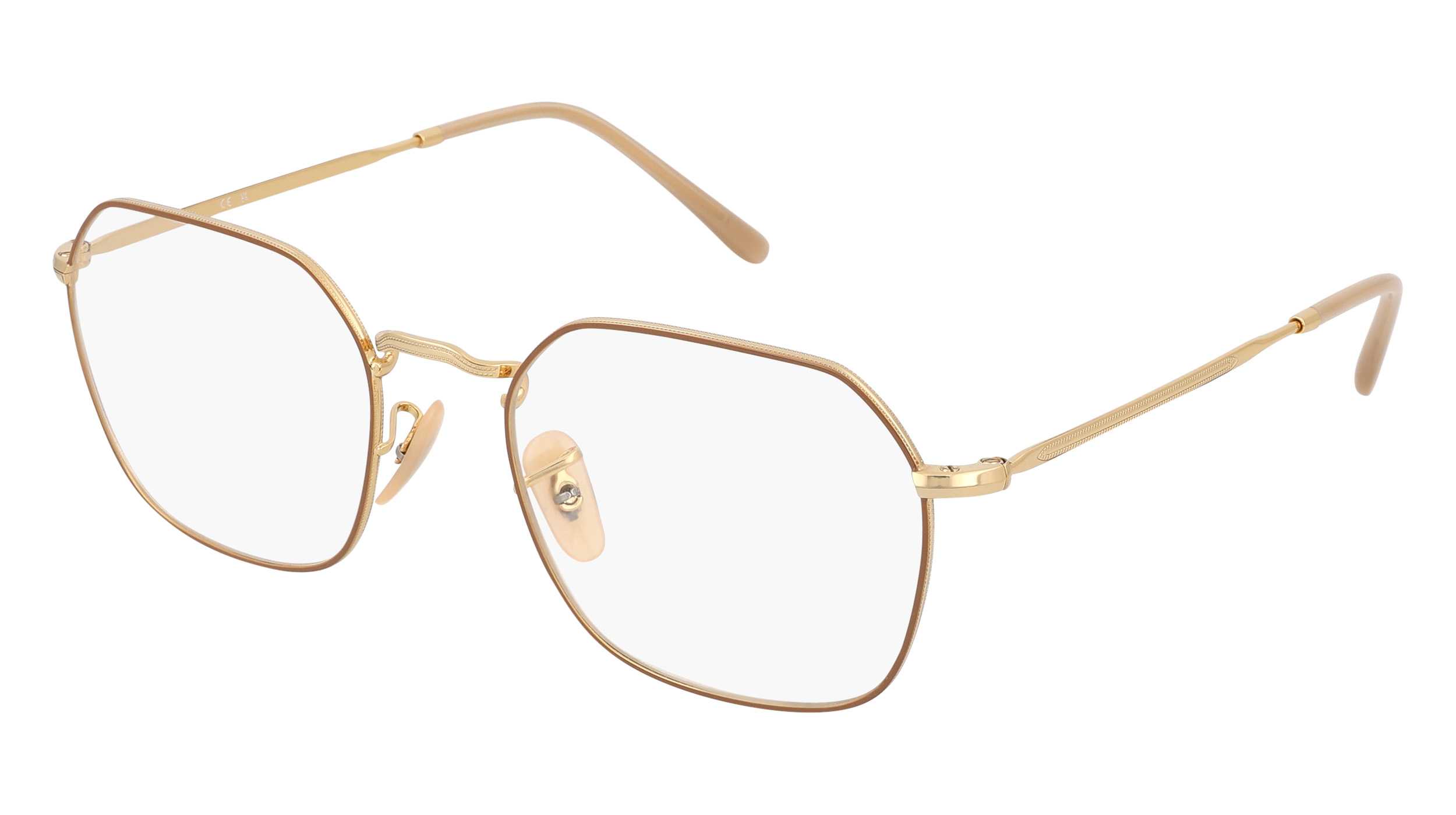 Eyeglasses RAY-BAN RX 3694V 3167 Jim 53/20 Unisex beige/or square ...