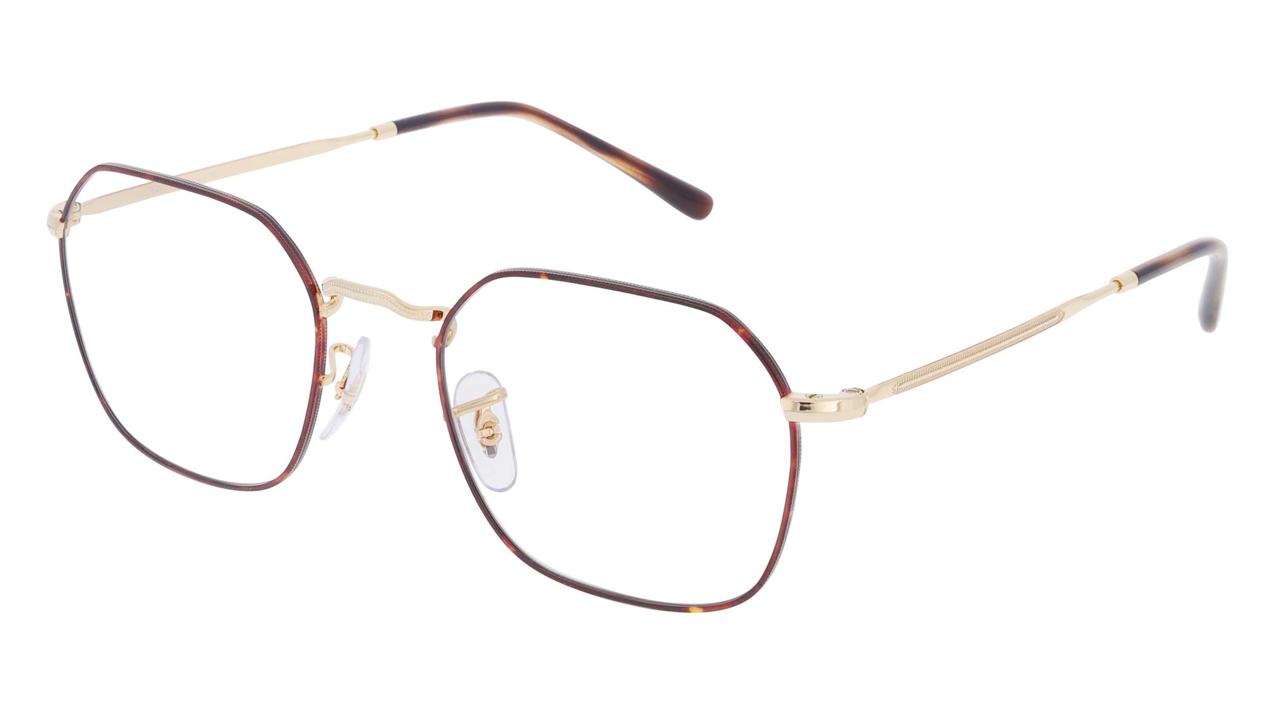 Eyeglasses RAY-BAN RX 3694V 3177 53/20 Unisex Ecaille / Doré square ...