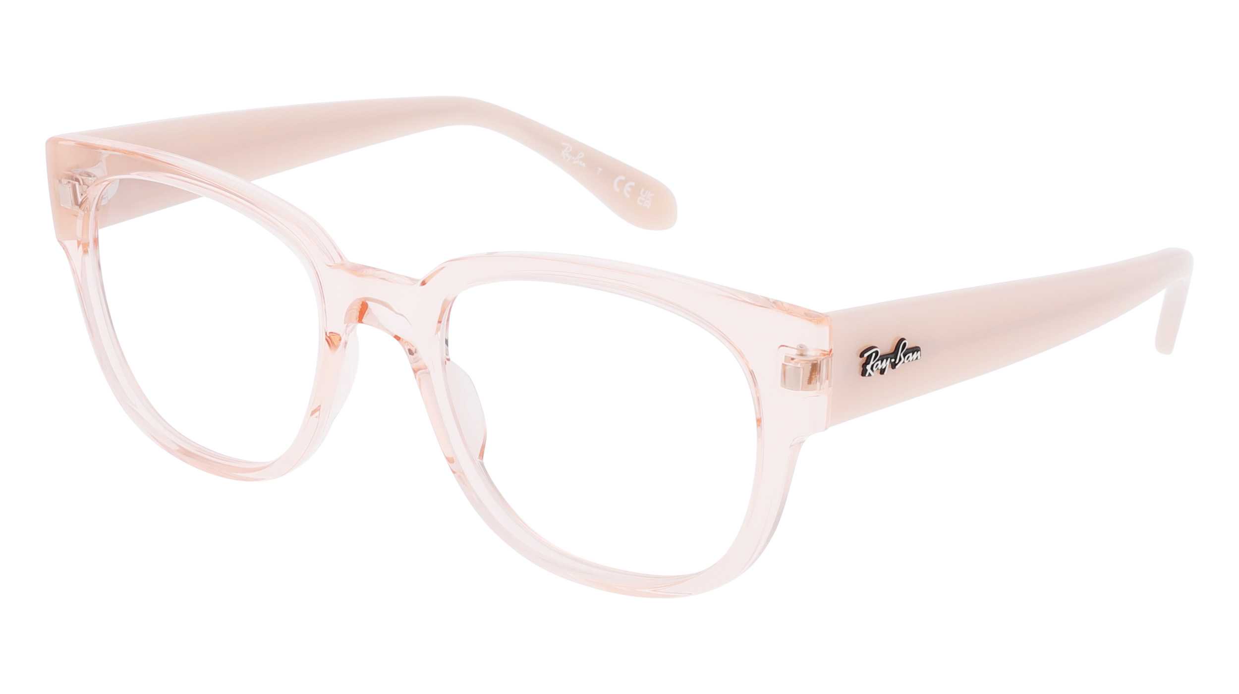 Eyeglasses RAY-BAN RX 7210 8203 52/20 Woman albatre square frames Full ...
