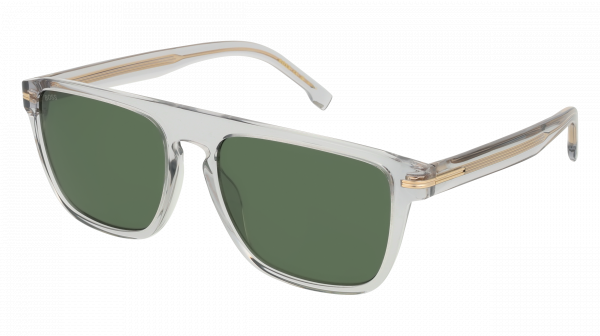 Sunglasses BOSS BOSS 1599/S KB7/QT 56/17 Man Gris transparent rectangle ...